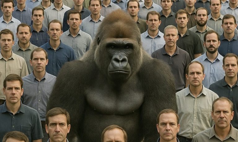 Gorilla vs 100 men: why did this question become viral on the web ...