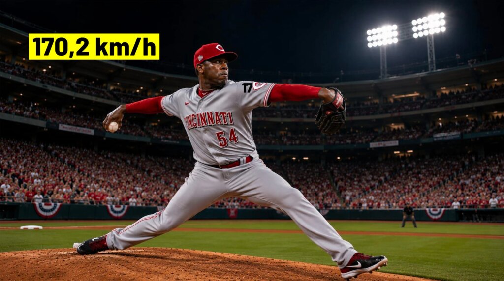 The fastest pitch in baseball history: the ball reached a record 170.2 ...